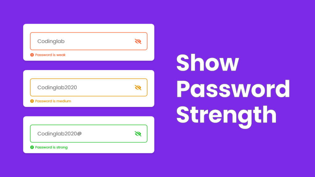 How to make Password Strength Checker in JavaScript