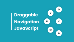 Draggable Circular Navigation Menu in HTML CSS & JavaScript