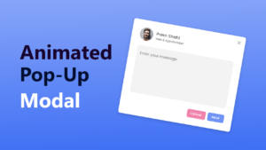 Popup Modal Box in HTML CSS & JavaScript