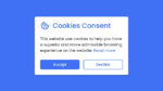 Create Popup Cookies Consent Box in HTML CSS & JavaScript