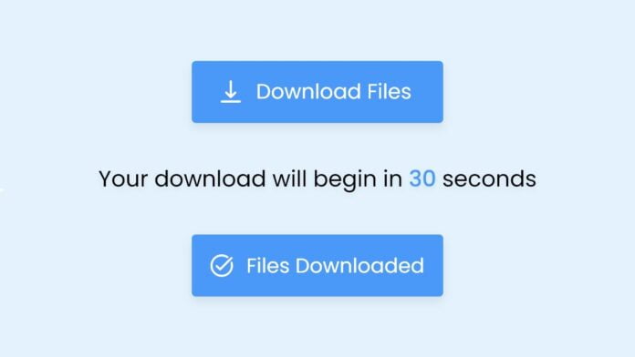 Create A Download Button with Timer in HTML CSS & JavaScript