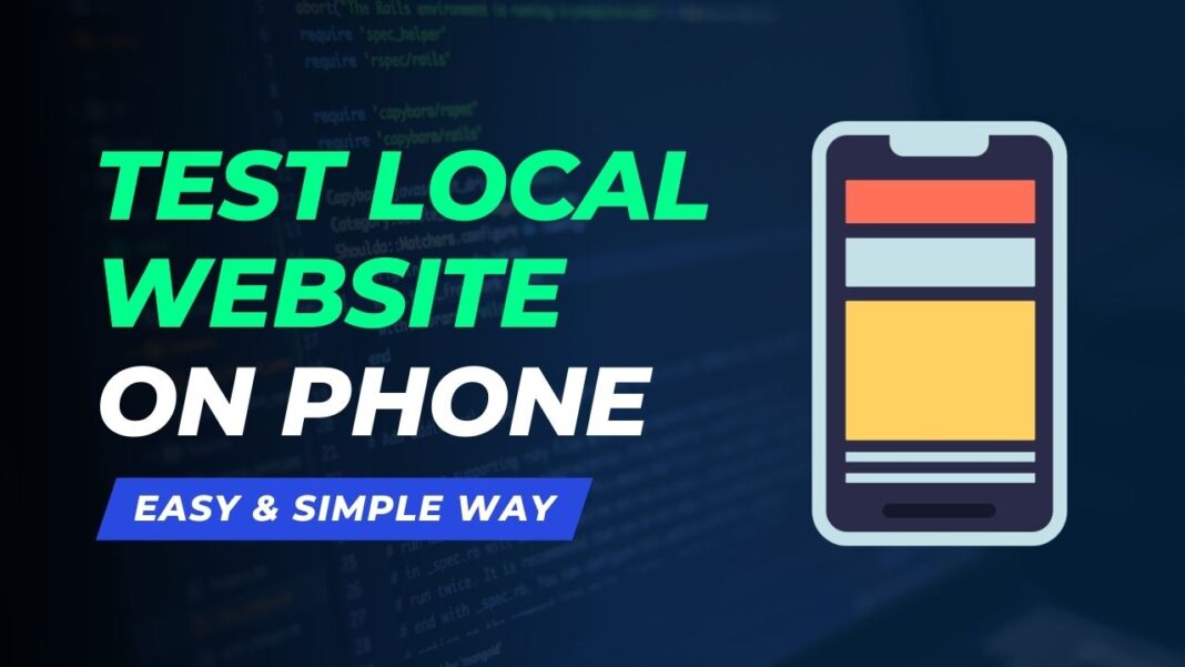 How to Test Local Website on Mobile Devices