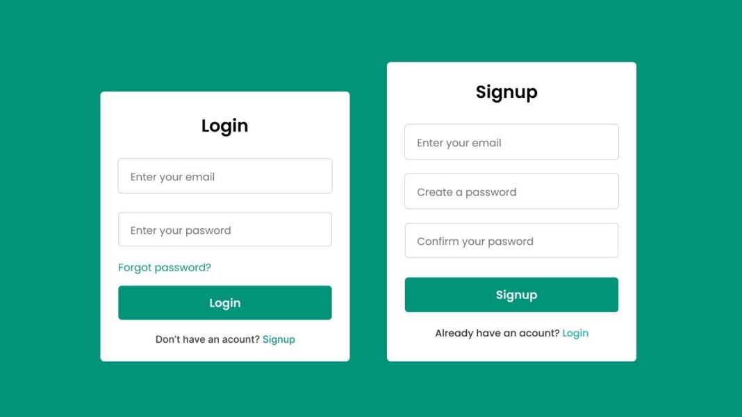 30+ Free Login & Registration Form Templates in HTML & CSS