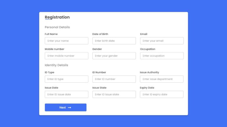 30+ Free Login & Registration Form Templates in HTML & CSS