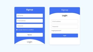 Login & Registration Form in HTML CSS & JavaScript