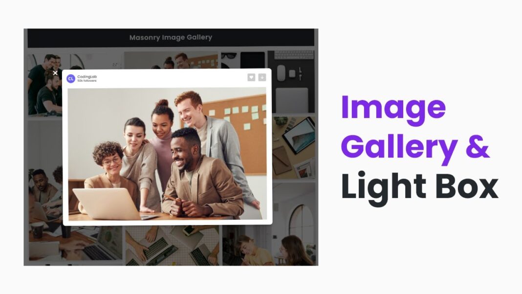 Image Gallery With Lightbox Using Html Css And Javascript