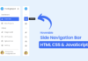 Sidebar Menu in HTML CSS & JavaScript | Dark/Light Mode