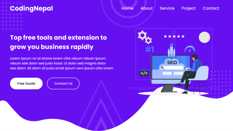 Make a Simple Responsive Website in HTML and CSS