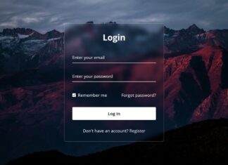 Create Website with Login & Registration Form in HTML CSS and JavaScript
