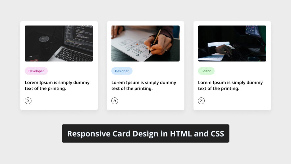 How To Create Responsive Cards In HTML And CSS How To Create Responsive Cards In HTML And CSS