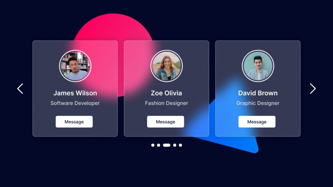 How To Create Responsive Card Slider In Html Css And Javascript