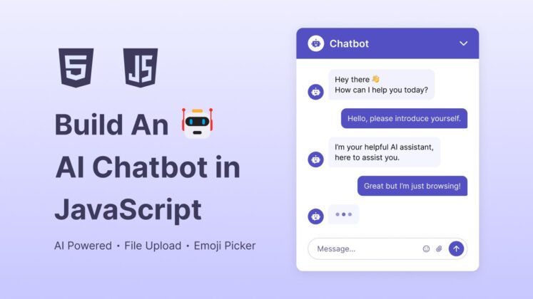How To Build An Ai Chatbot With Html Css And Javascript