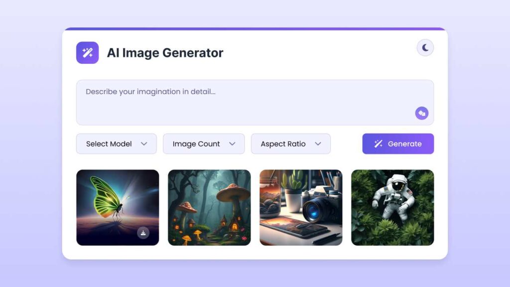 Build AI Image Generator in HTML CSS & JavaScript