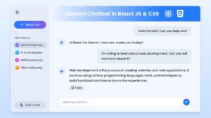 How to Build a Gemini AI Chatbot in React.js and CSS | Step-By-Step Guide